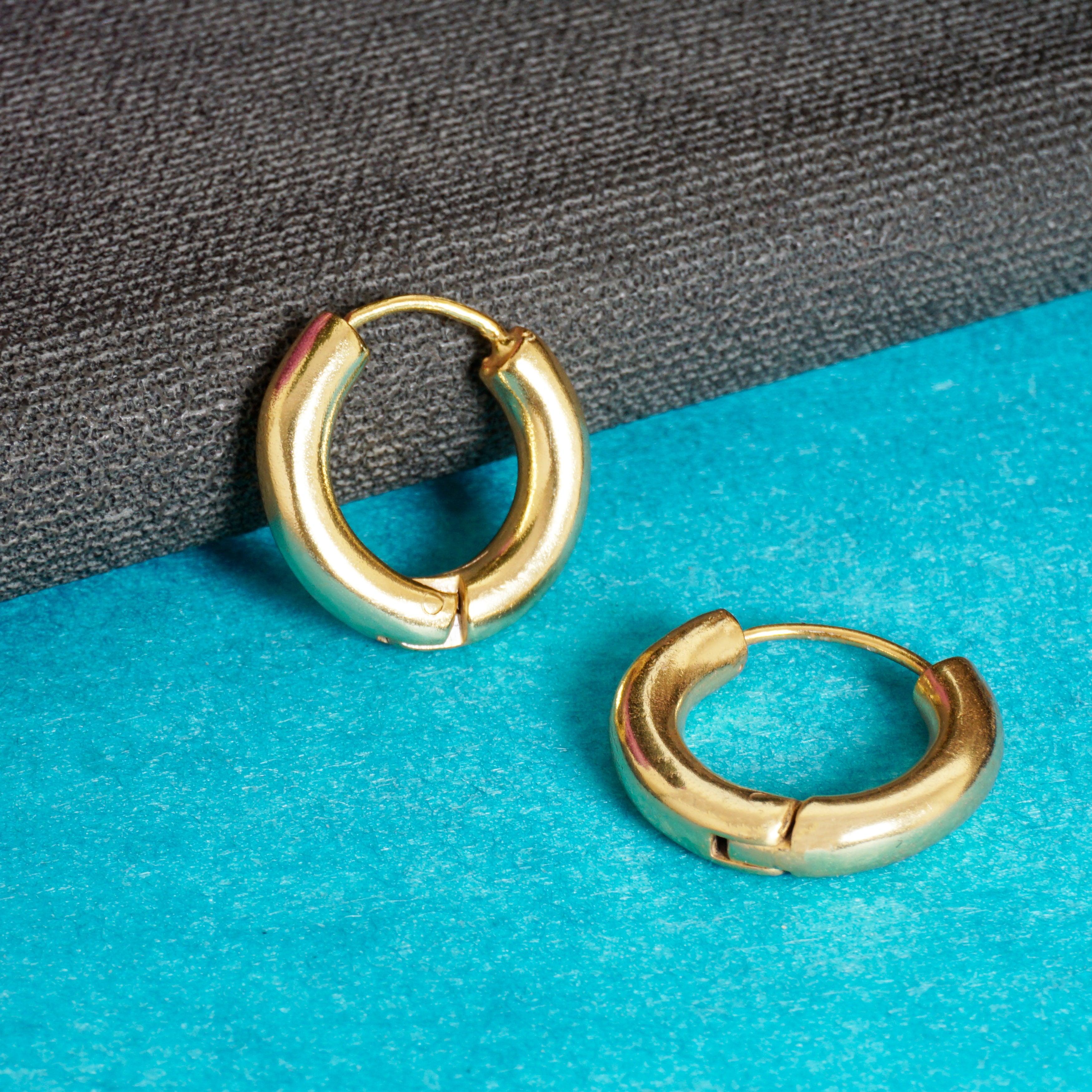 Luxe Golden Hoops – copperdirect